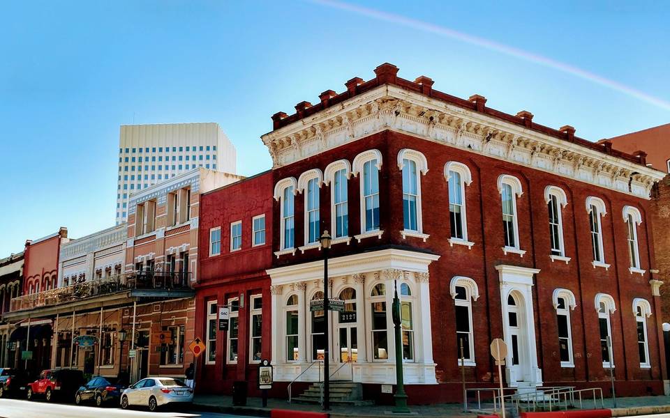 Galveston Strand District Map